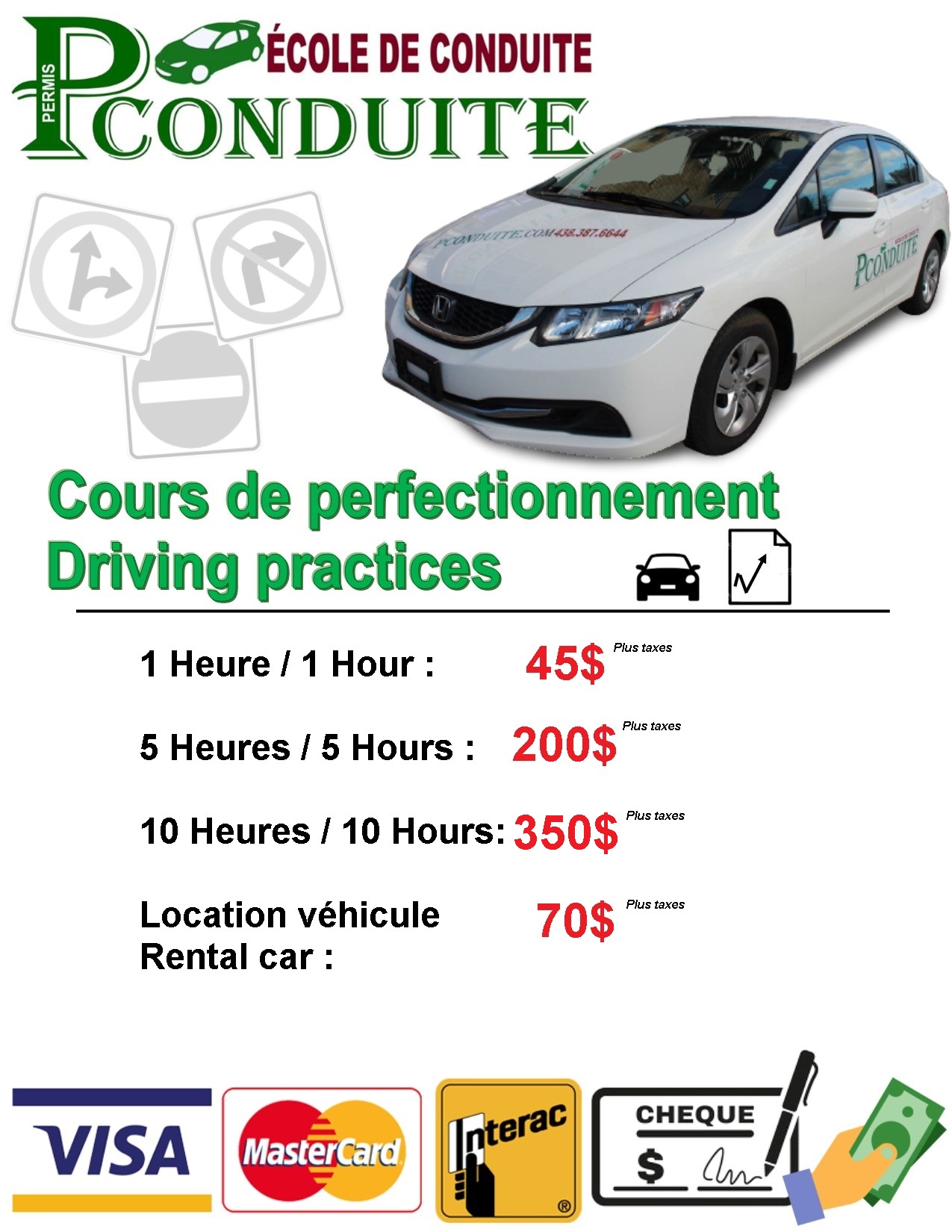 École de conduite Pconduite -#N# La passion de former des conducteurs